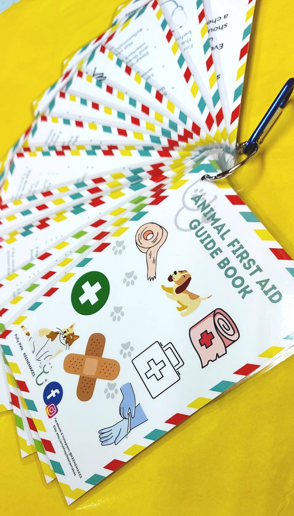 Pet First Aid Kit & First Aid Book - Vet/nurse/vca/dog Walker/pet Carer ...