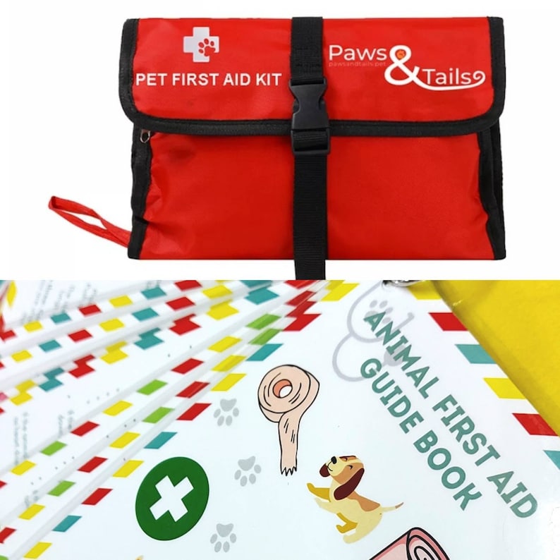 Pet First Aid Kit & First Aid Book - Vet/nurse/vca/dog Walker/pet Carer ...