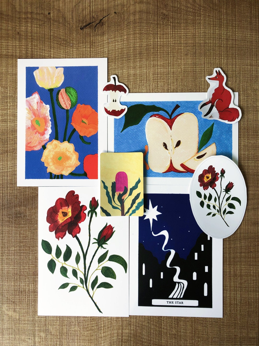 Art Print & Vinyl Sticker Bundle - Etsy