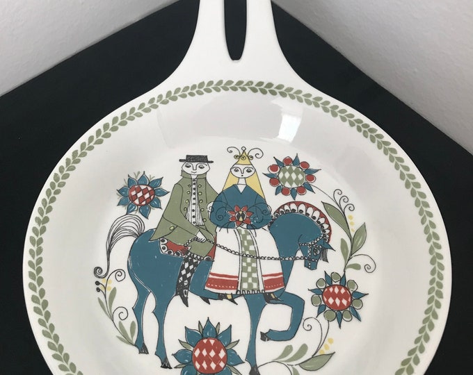 Vintage Figgjo Flint FF Saga Serving Skillet 8'', Norway - Etsy