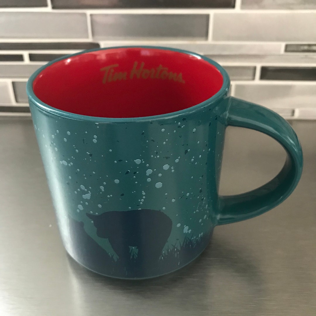 Tim Hortons Coffee Mug Canadian Blue Bears Limited Edition #017 - Etsy