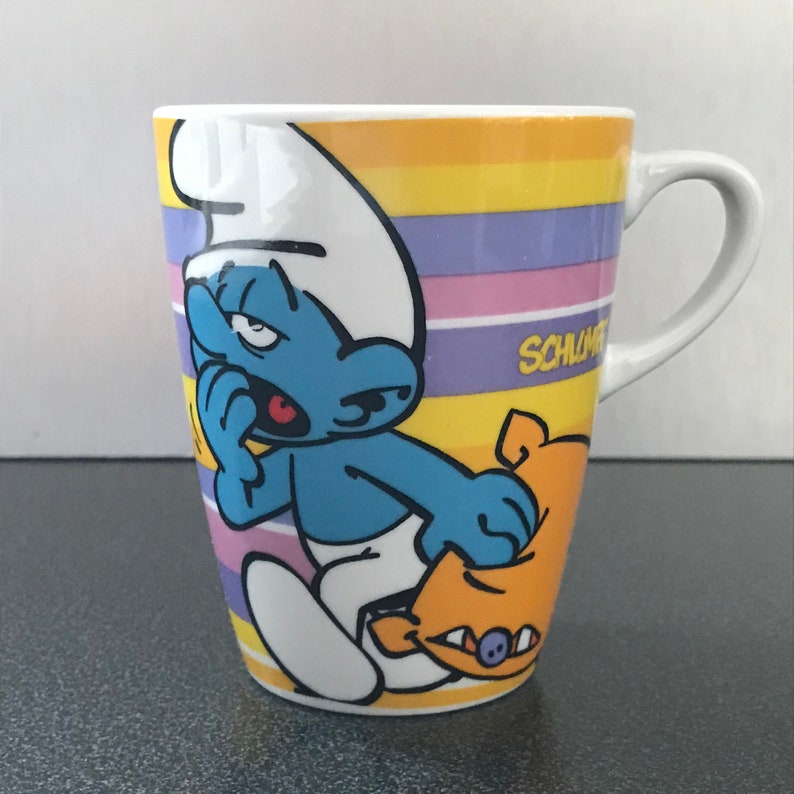 Smurf Peyo Tea/coffee Mug - Etsy