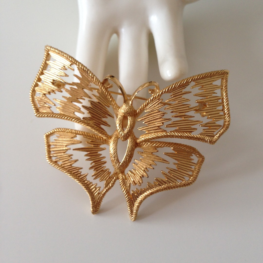 Christian Dior Vintage Butterfly Brooch 1970s - Etsy
