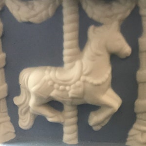 Wedgwood Baby's First Carousel Blue and White Christmas Ornament Fine ...