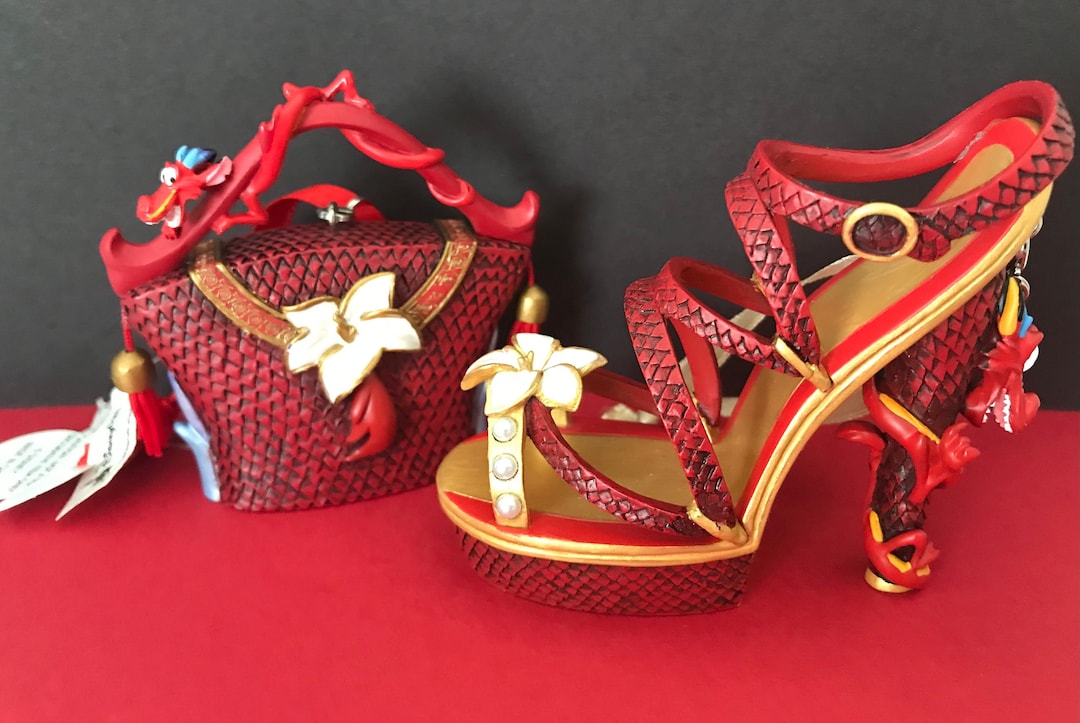 Disney Mushu Mulan Shoe Handbag Ornaments - Etsy