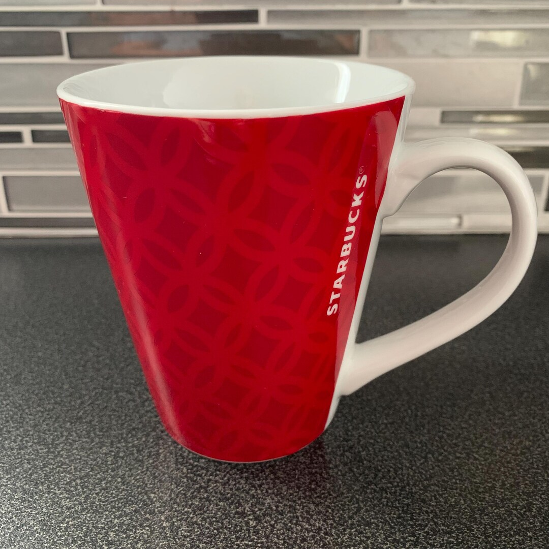 Starbucks Red Coffee Mug 13 Oz - Etsy