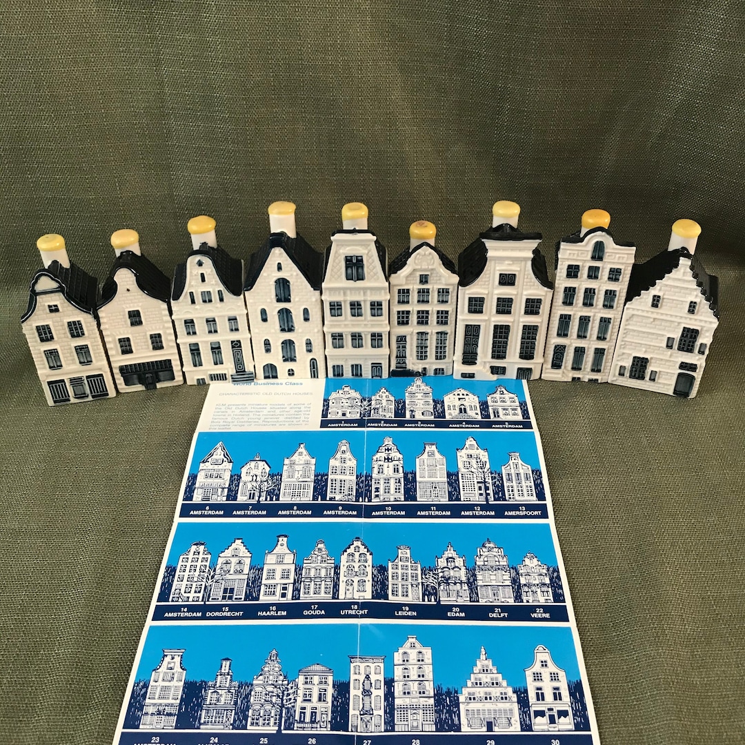 KLM Delft Blue House KLM Old Dutch Houses KLM Miniature Dutch Canal ...