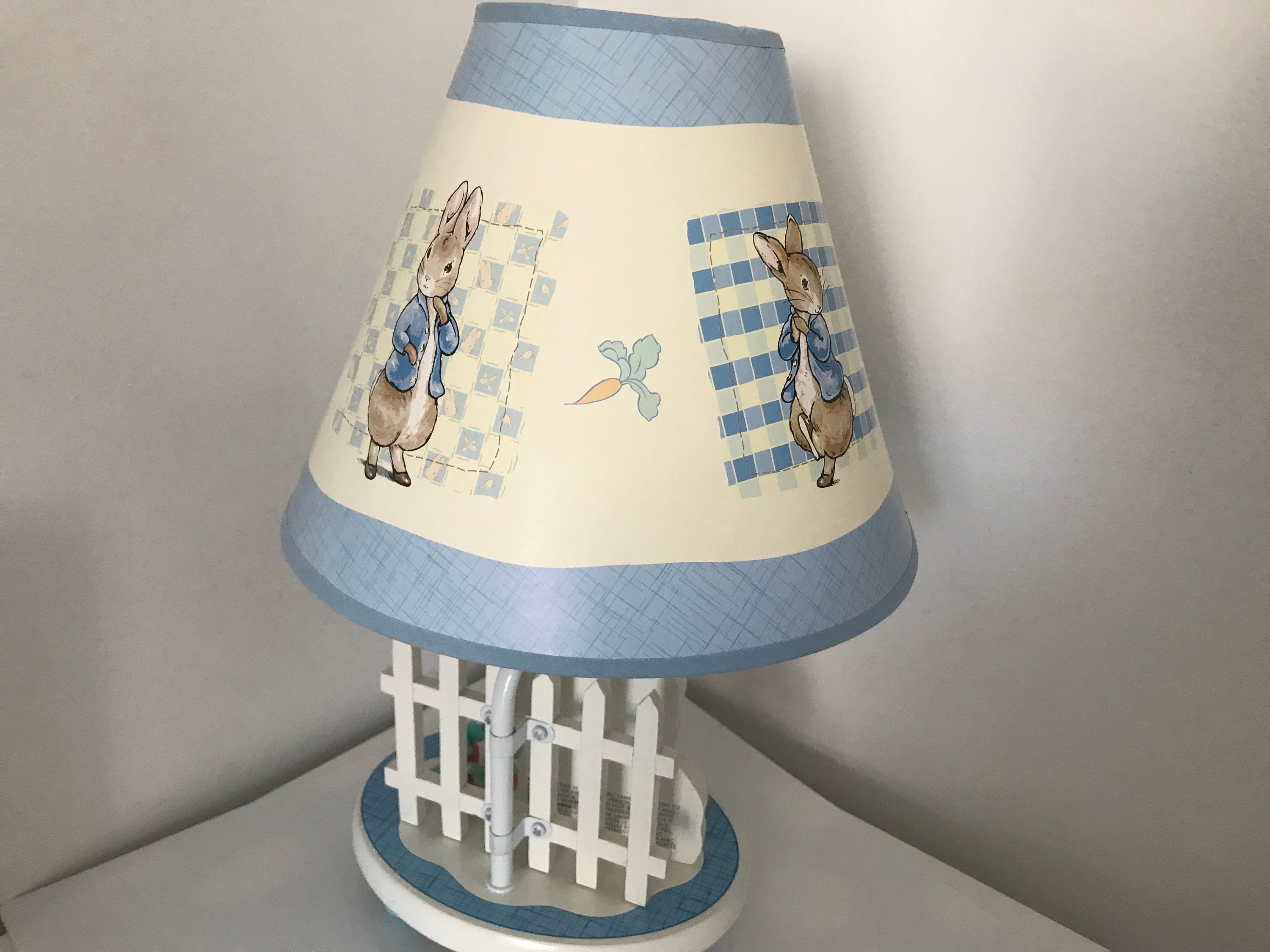 Peter Rabbit Nursery Lamp Night Light Beatrix Potter/frederick - Etsy