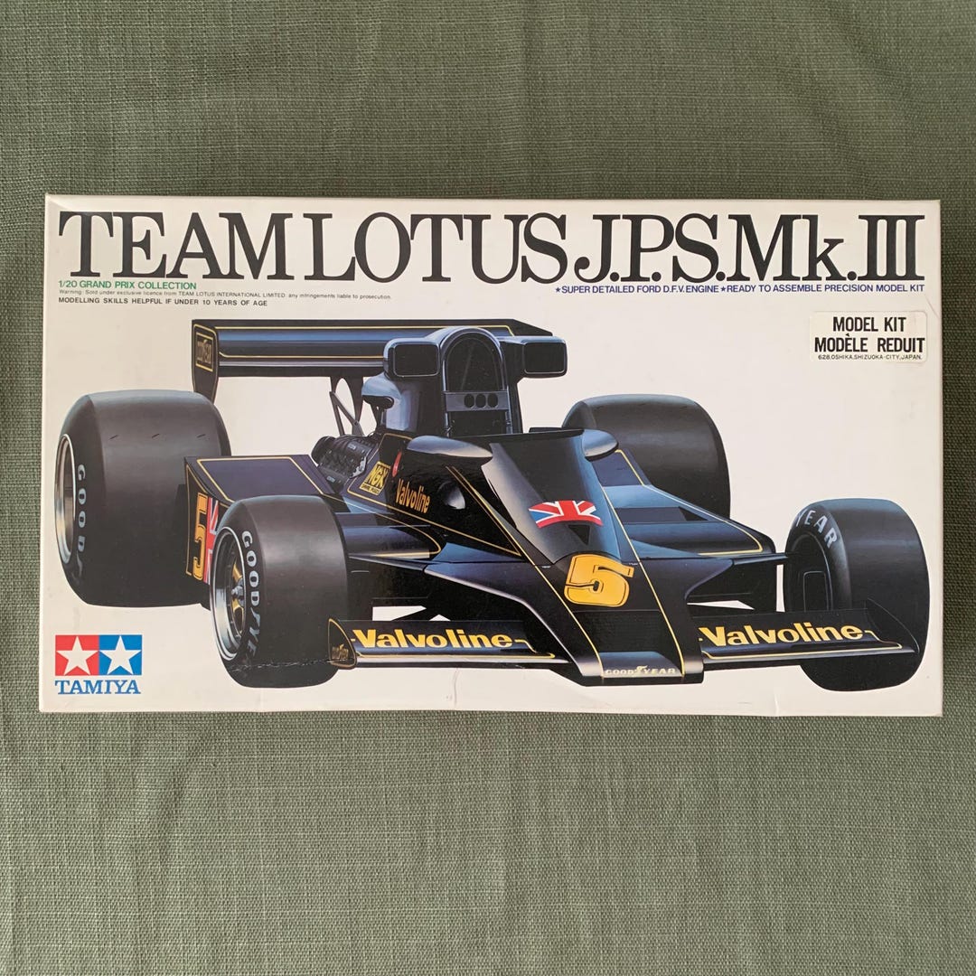 Tamiya Grand Prix Collection Team Lotus J.P.S. Mk.iii Formula 1 Scale 1/20 Model Car Kit Japan ...