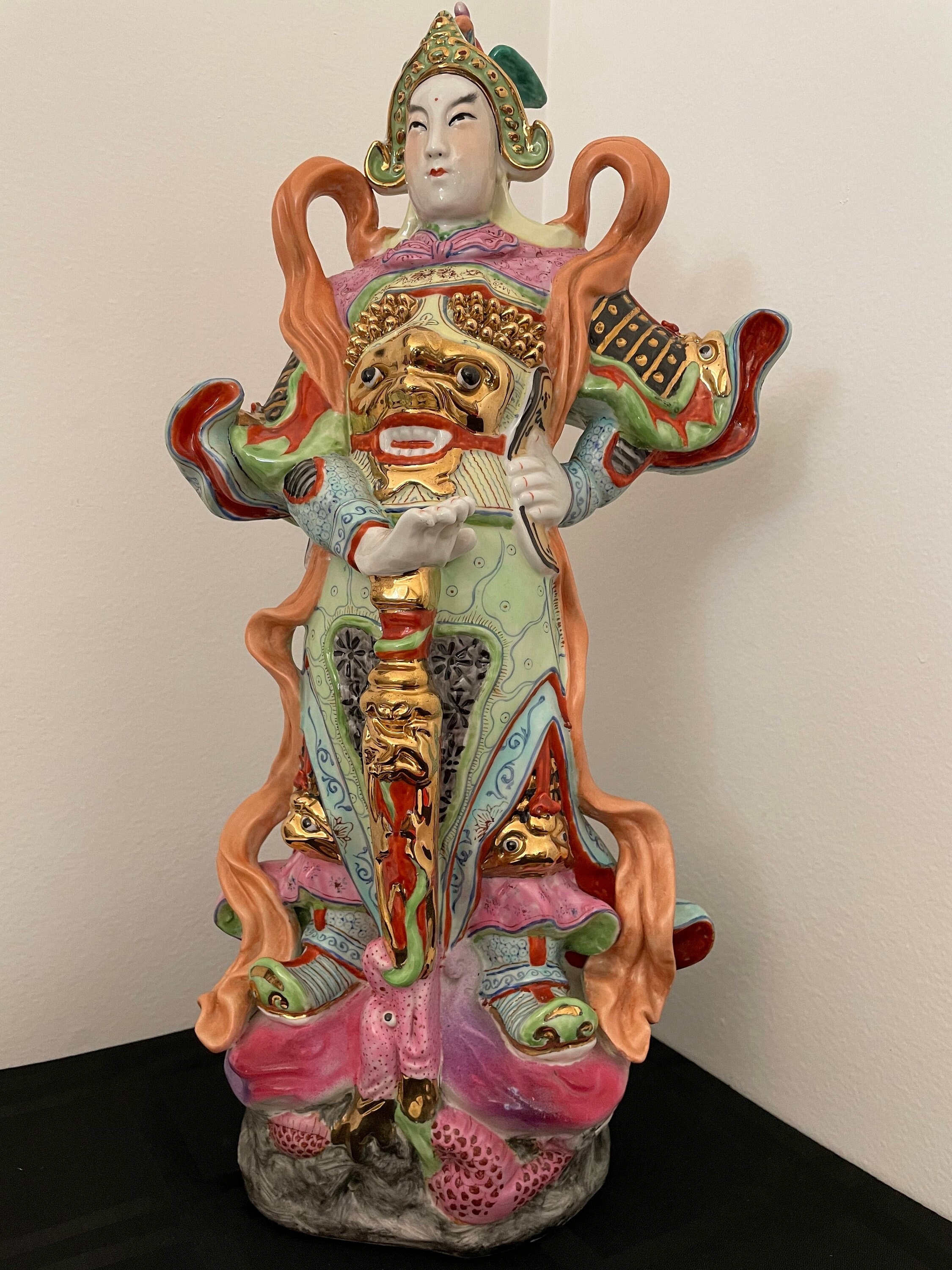 Chinese God Porcelain Wei Tuo Bodhisattva Skanda Buddha Large - Etsy