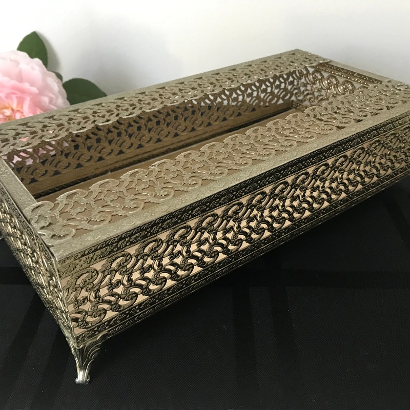 Filigree Tissue Box - Etsy