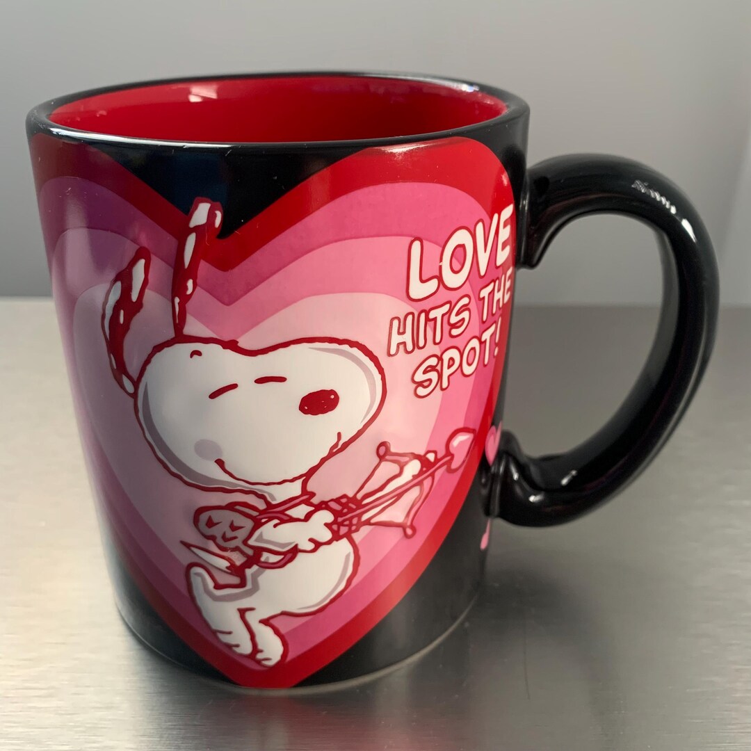 Peanuts Snoopy Hallmark Love Hits the Spot 3D Coffee Mug - Etsy