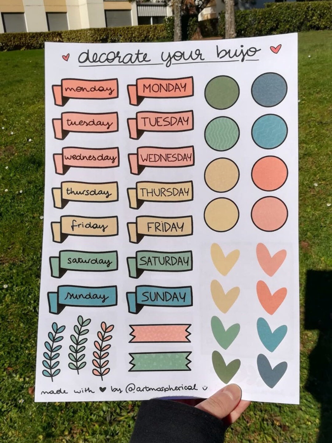 Printable Planner Stickers Sheets Bullet Journal Stickers - Etsy