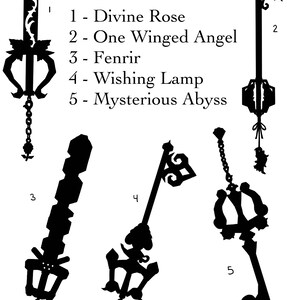 Keyblades Custom Decal - Etsy