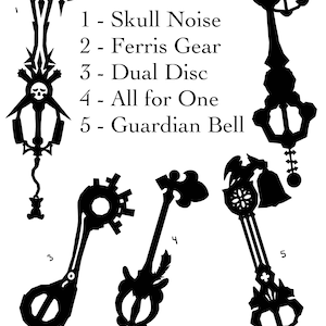 Keyblades Custom Decal - Etsy