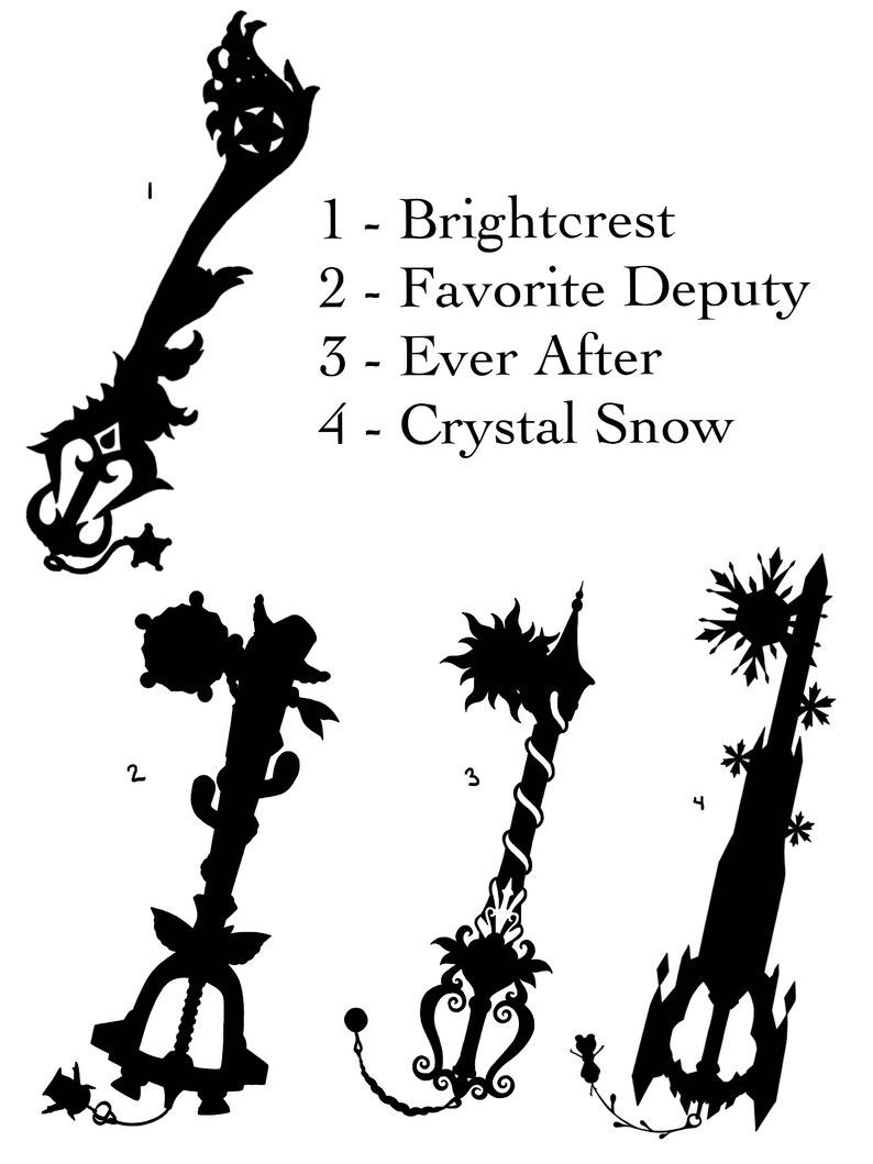 Keyblades Custom Decal - Etsy