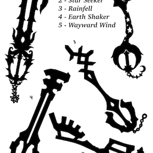Keyblades Custom Decal - Etsy