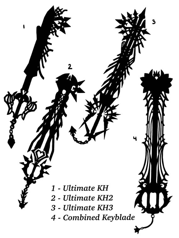 Keyblades Custom Decal - Etsy