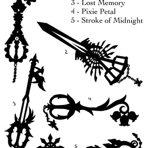 Keyblades Custom Decal - Etsy