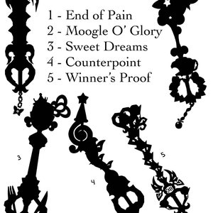 Keyblades Custom Decal - Etsy