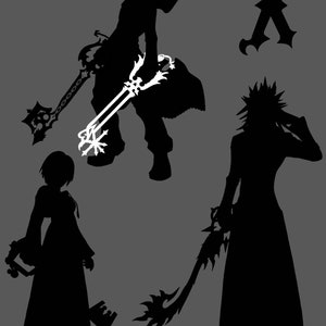 Kingdom Hearts Inspired Custom Decals - Etsy