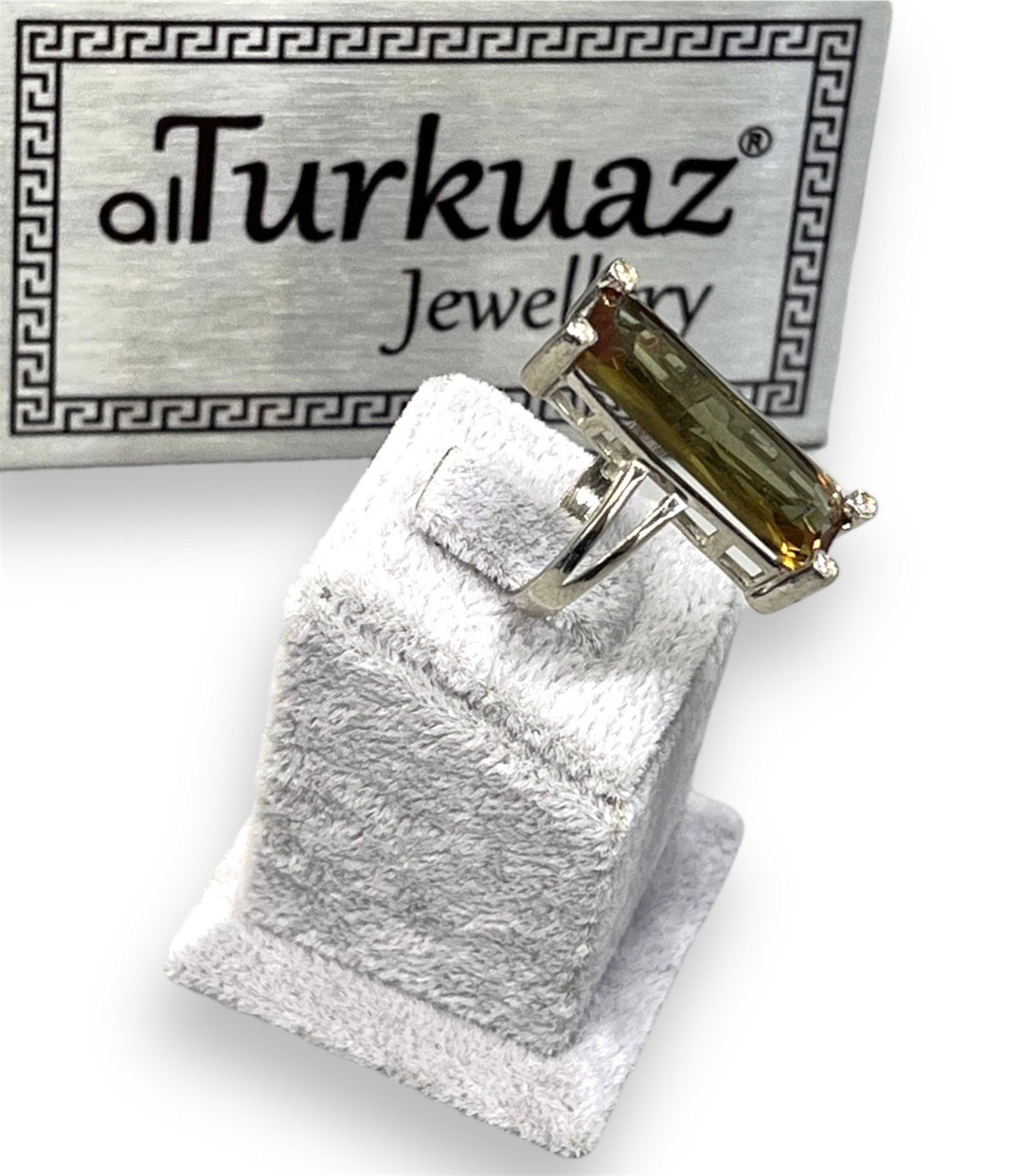 Zultanite Stone Ring Color Changing Gemstone 925K Sterling Silver Woman ...