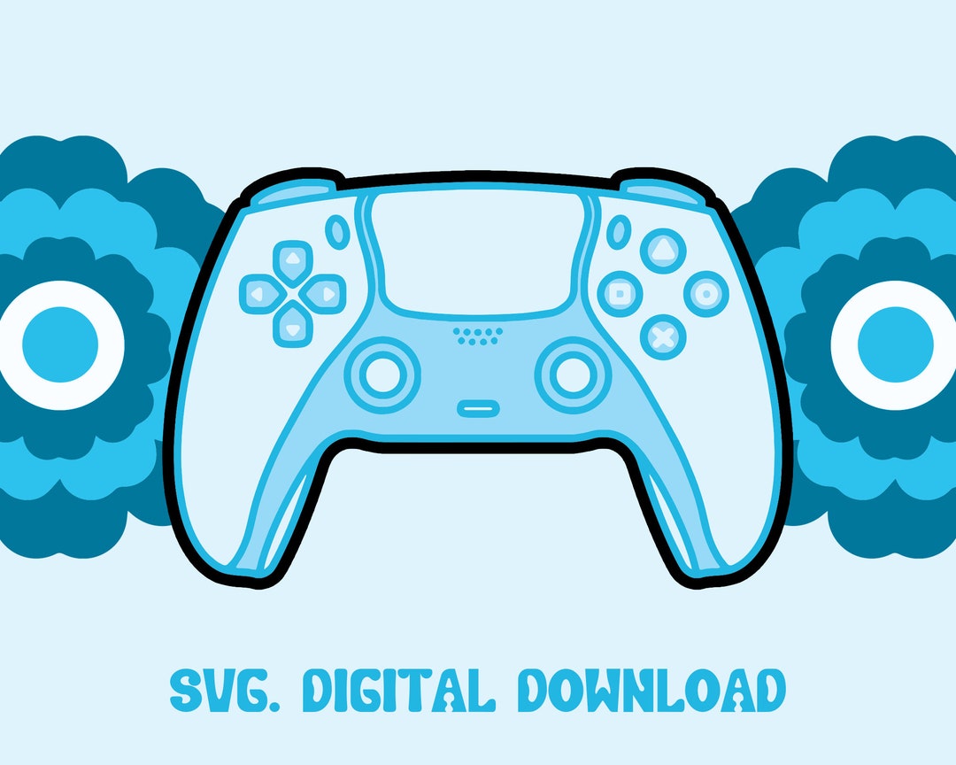 PS Video Game Console Controller SVG - Etsy