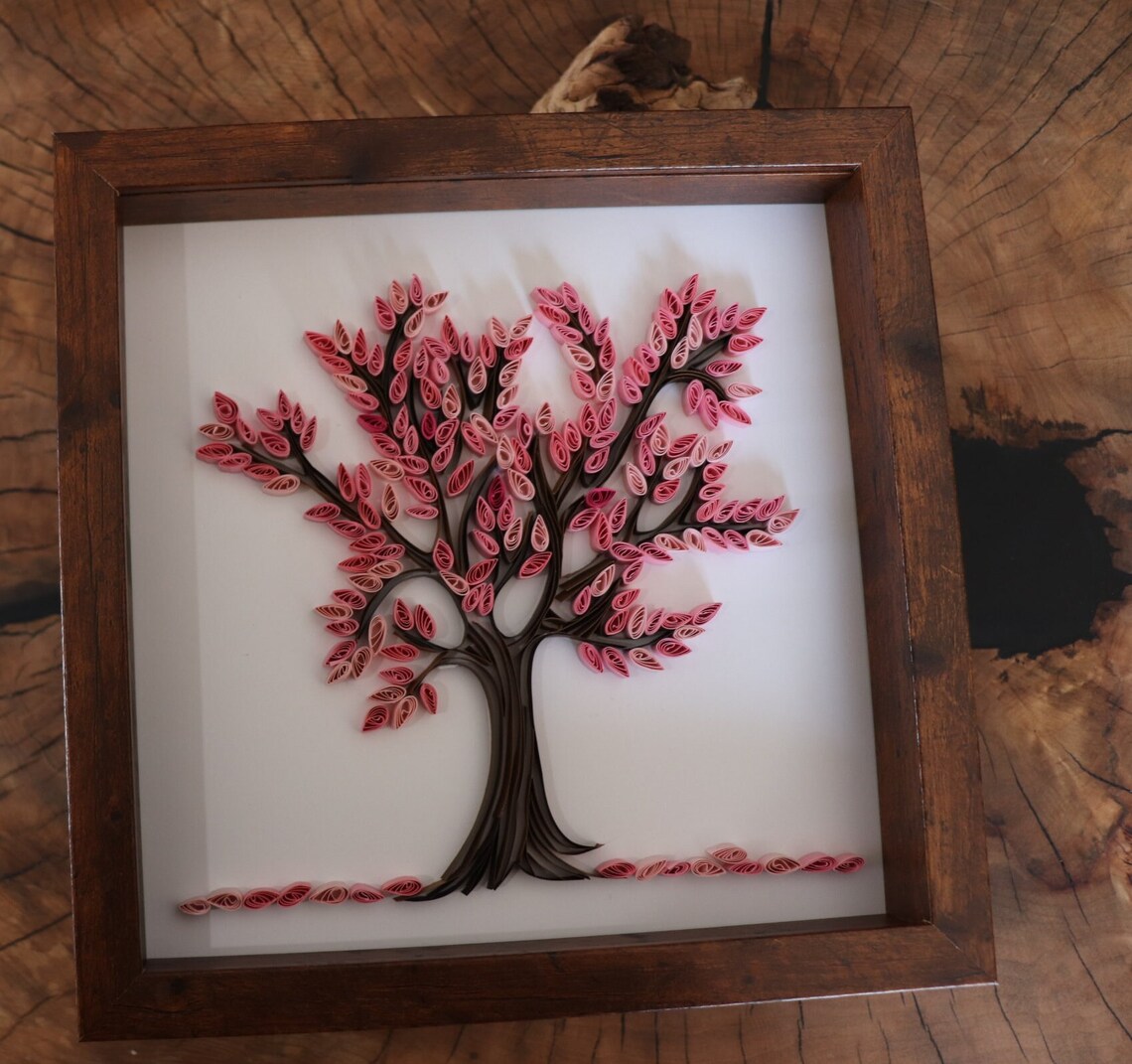 Quilled Paper Art - Wall Decor - Cherry Blossom /spring Tree ...