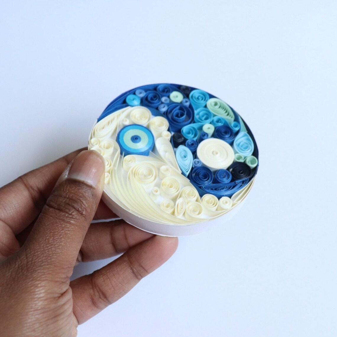 Quilled Art - Yin Yang- Fridge Magnets- Unique Gift -love Gift-handmade ...