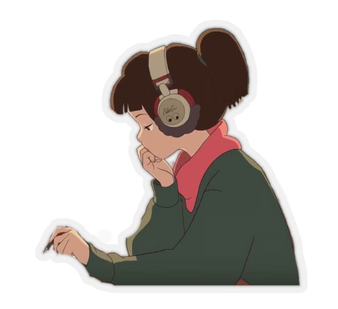 LoFi Girl Sticker Sticker LoFi Sticker lofi Sticker Lofi | Etsy