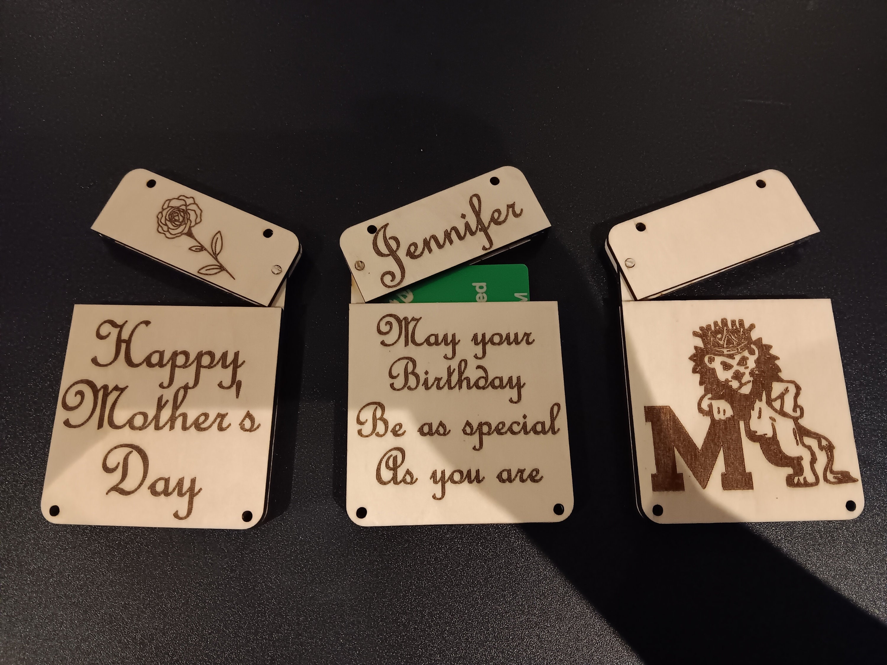 Wooden Gift Card Holders - Etsy