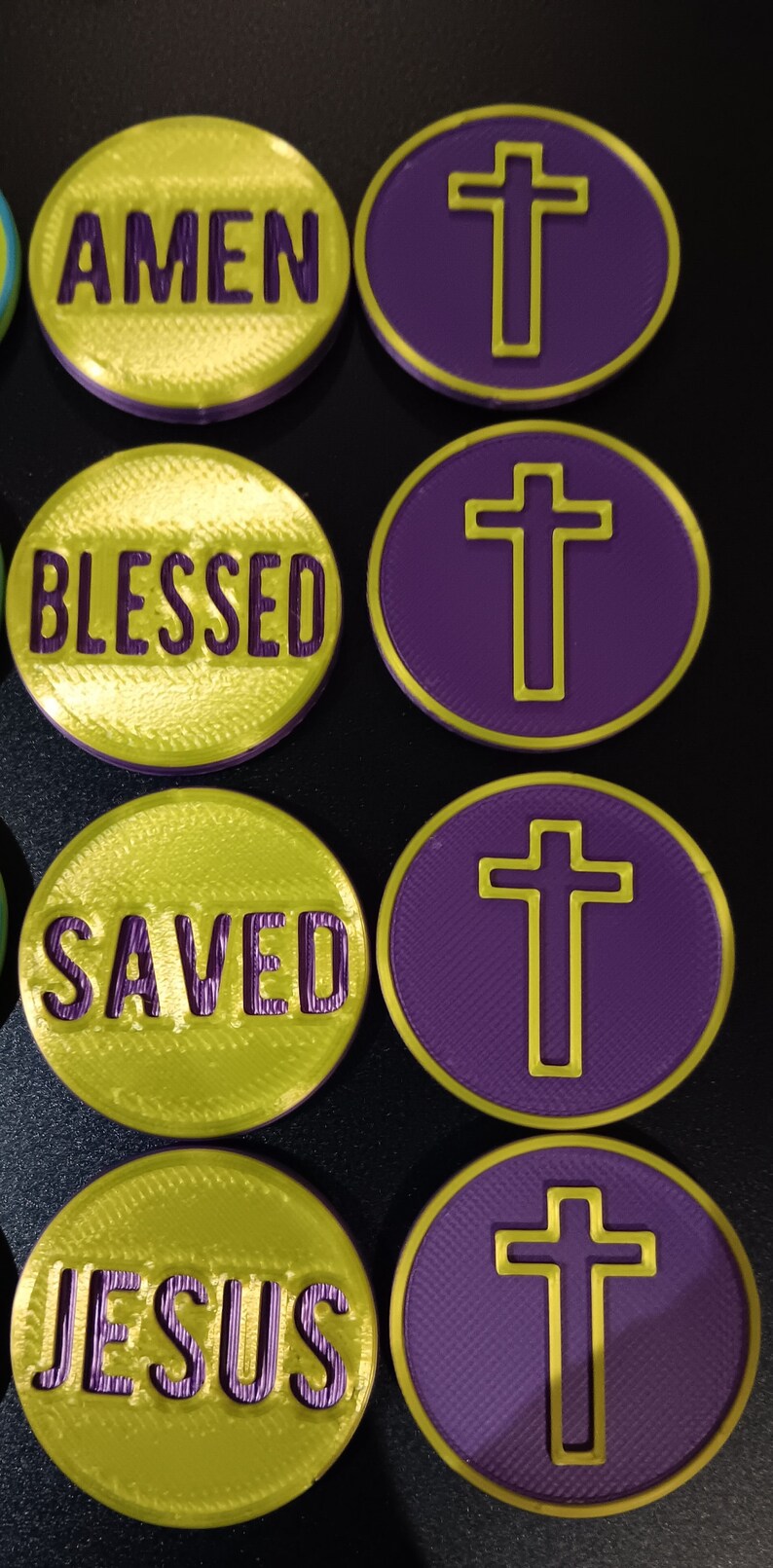 Religious 3D Printed Coins - Etsy