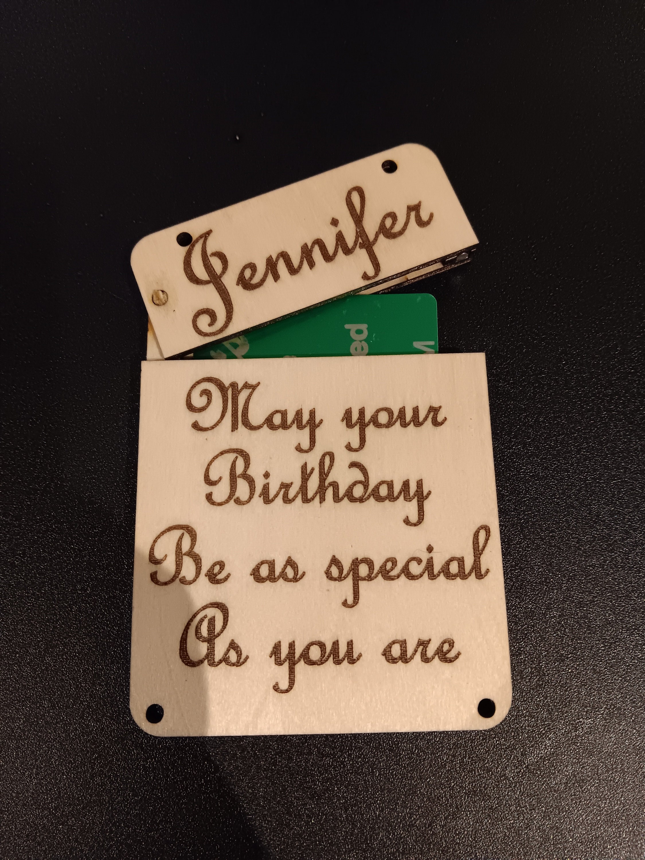 Wooden Gift Card Holders - Etsy