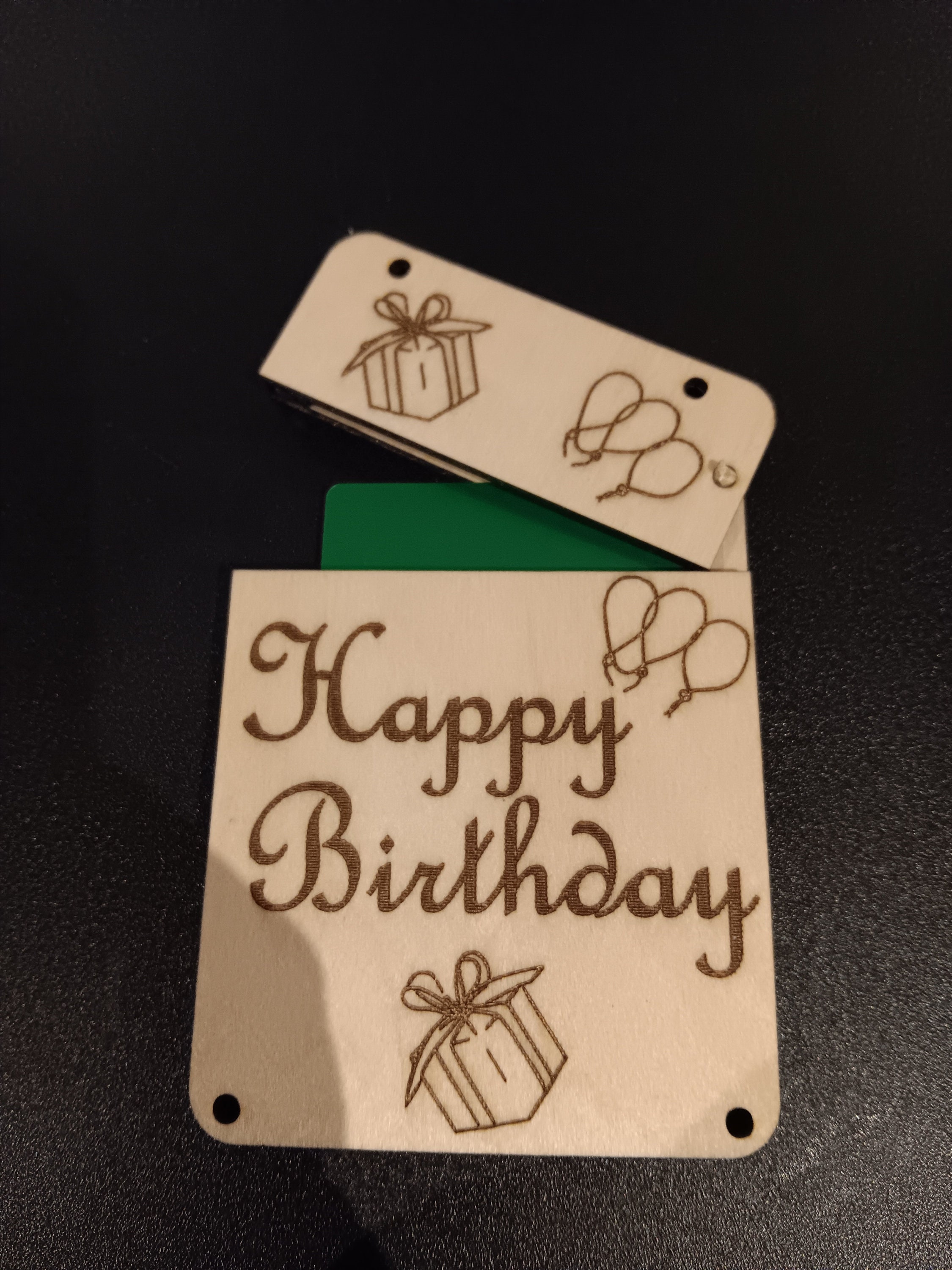 Wooden Gift Card Holders - Etsy
