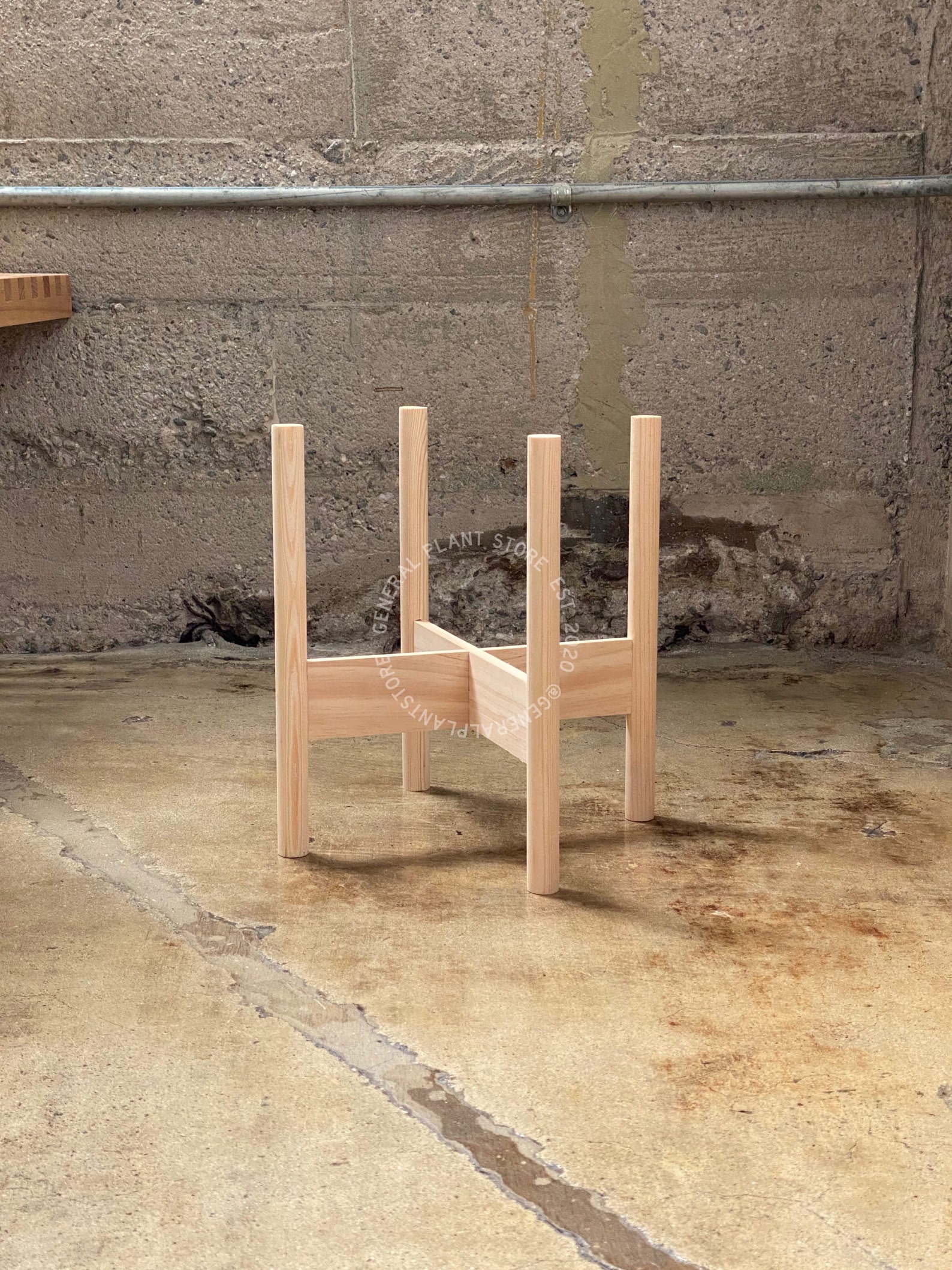 Plant Stand 9 Solid Wood Mid Century Modern Design | Etsy