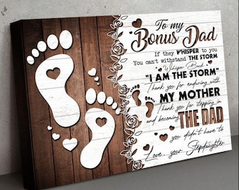 To My Bonus Dad - Etsy