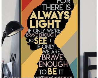 Light Amanda Gorman Quote Canvas - Etsy
