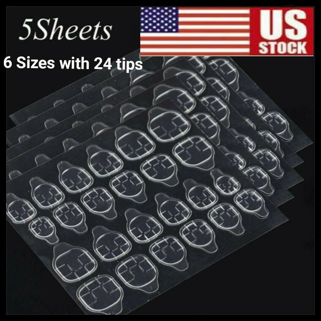 Double-sided Nail Glue Tape Sticker Adhesive Nail Tabs for Press on ...