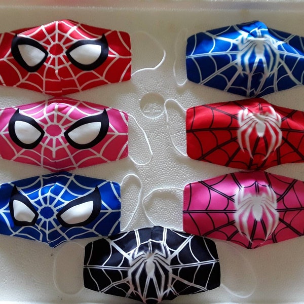 Spiderman Kids Face Mask - Etsy
