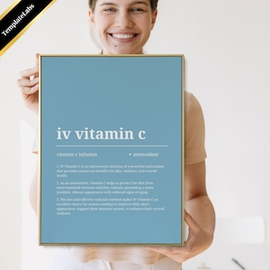 IV Therapy Poster, IV Hydration Poster, IV Infusion, Iv Drip Therapy ...