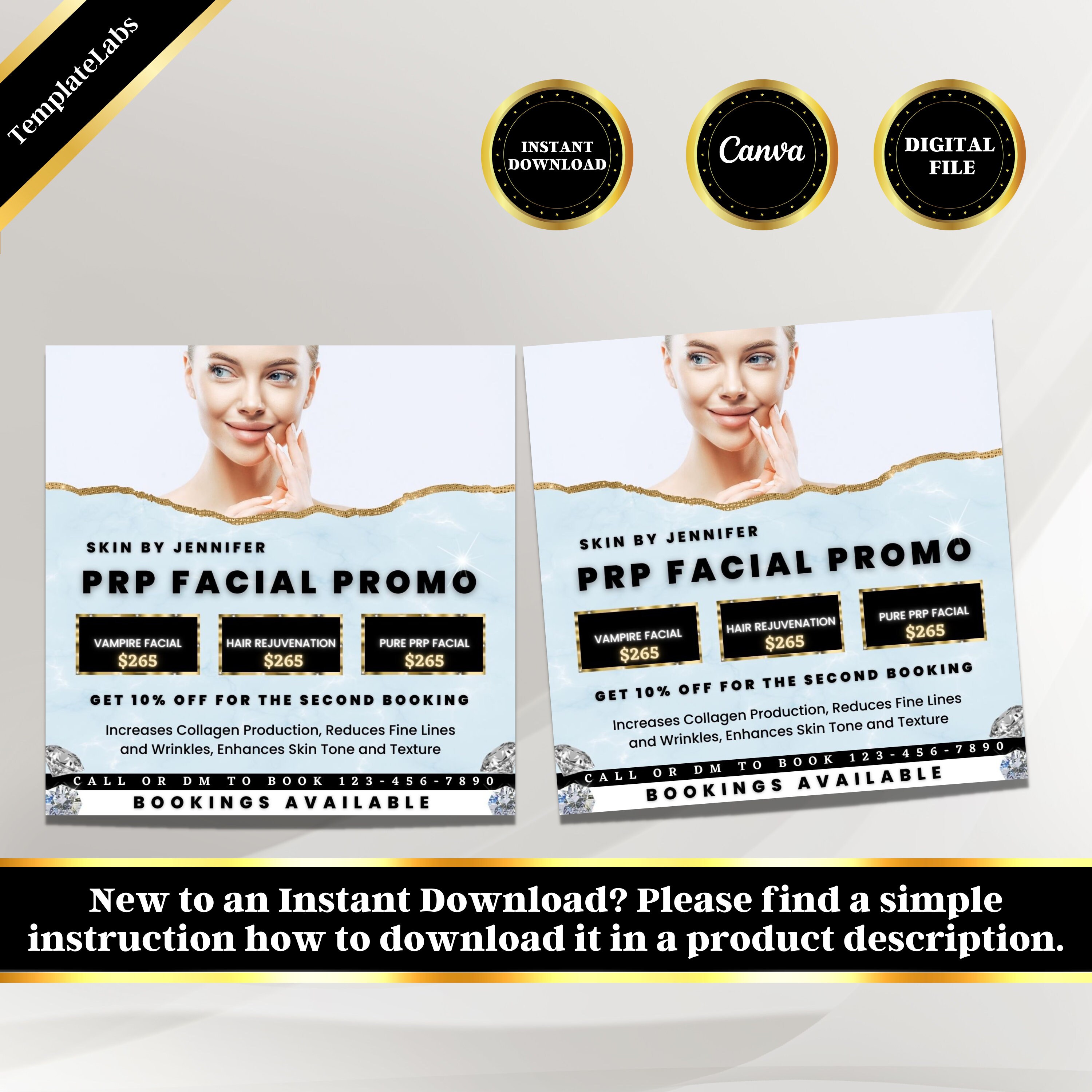 PRP Platelet Rich Plasma Prp Flyer Instagram Flyer E - Etsy