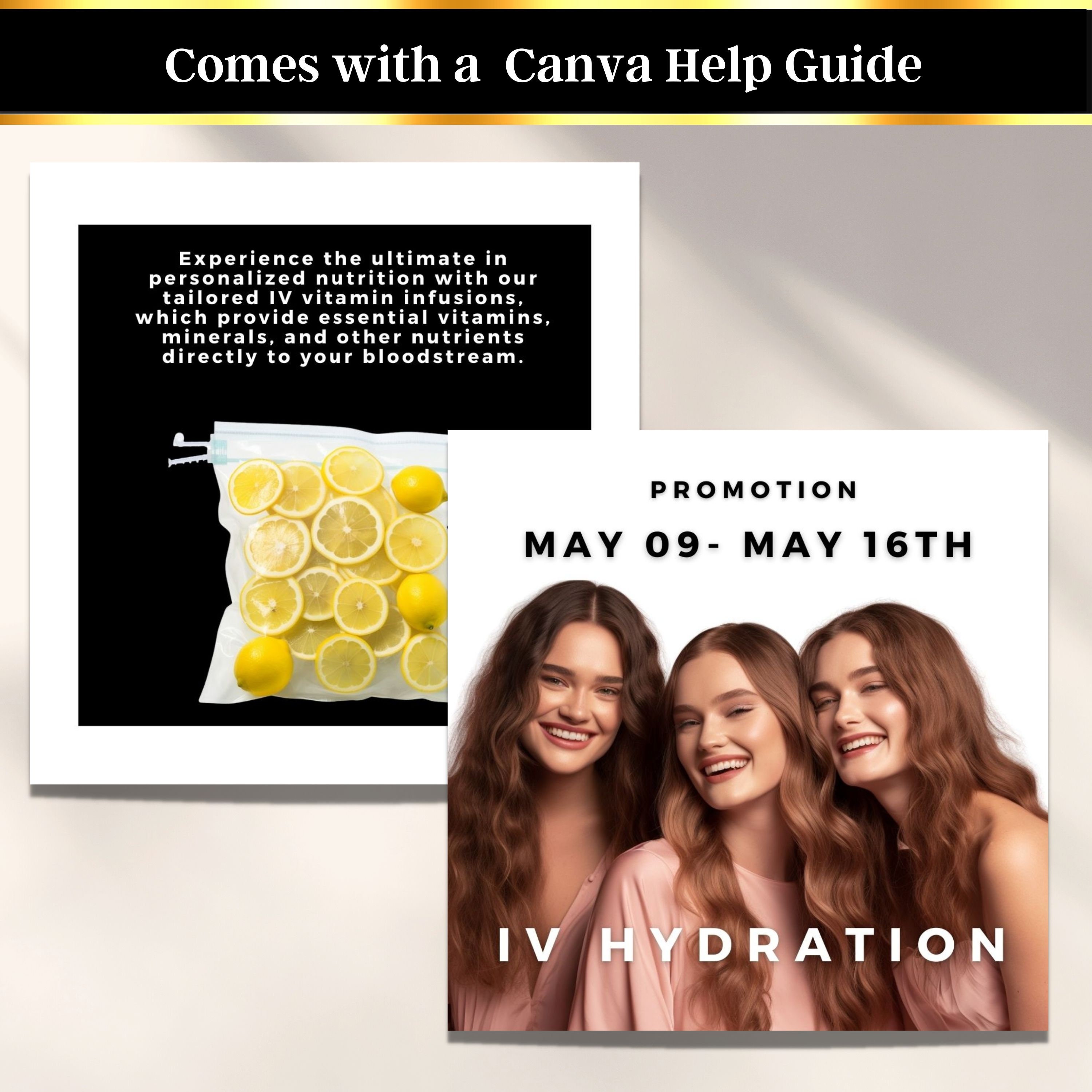 IV Hydration Social Media Templates IV Therapy Marketing - Etsy