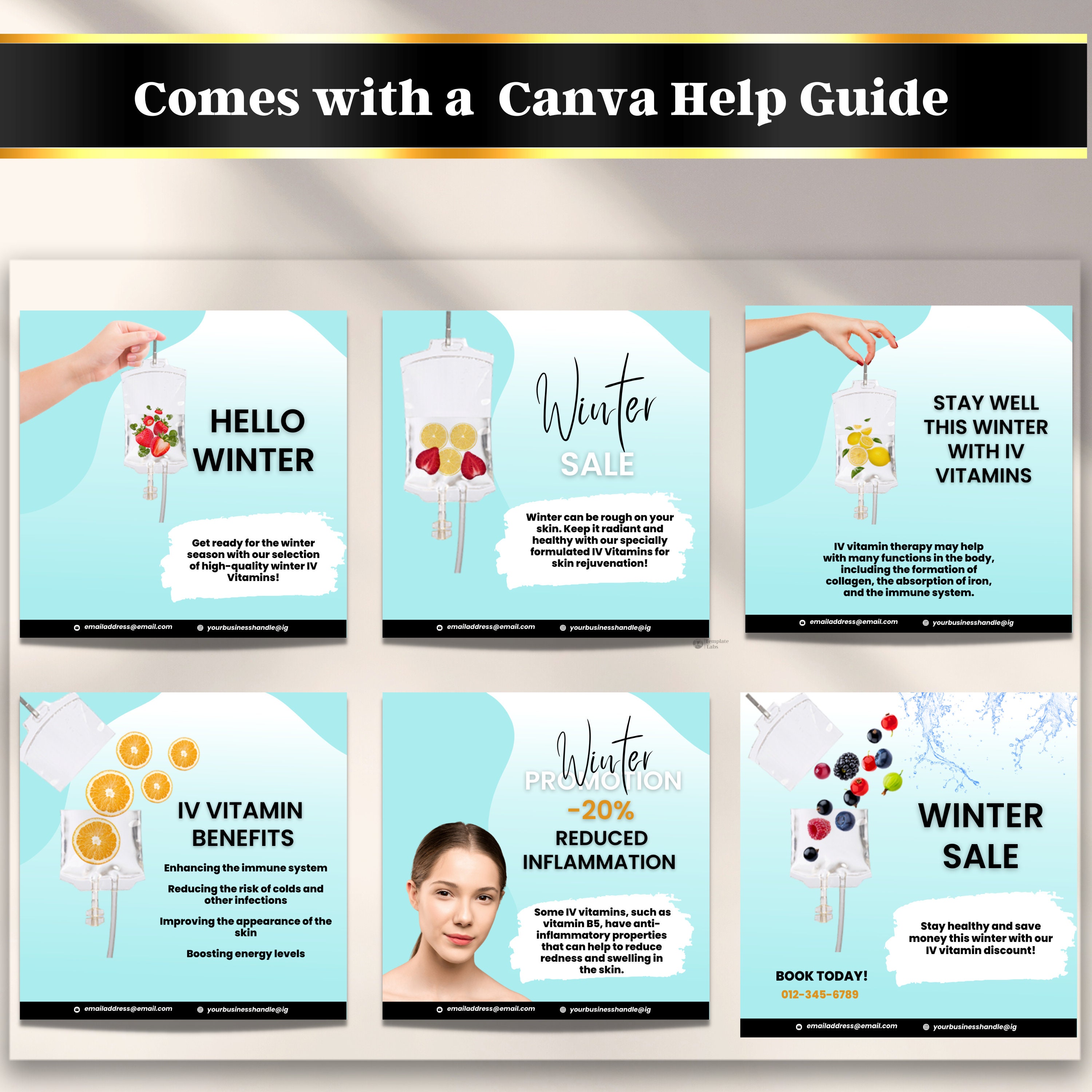IV Hydration Templates, IV Drip Social Media, Iv Therapy Social Media ...