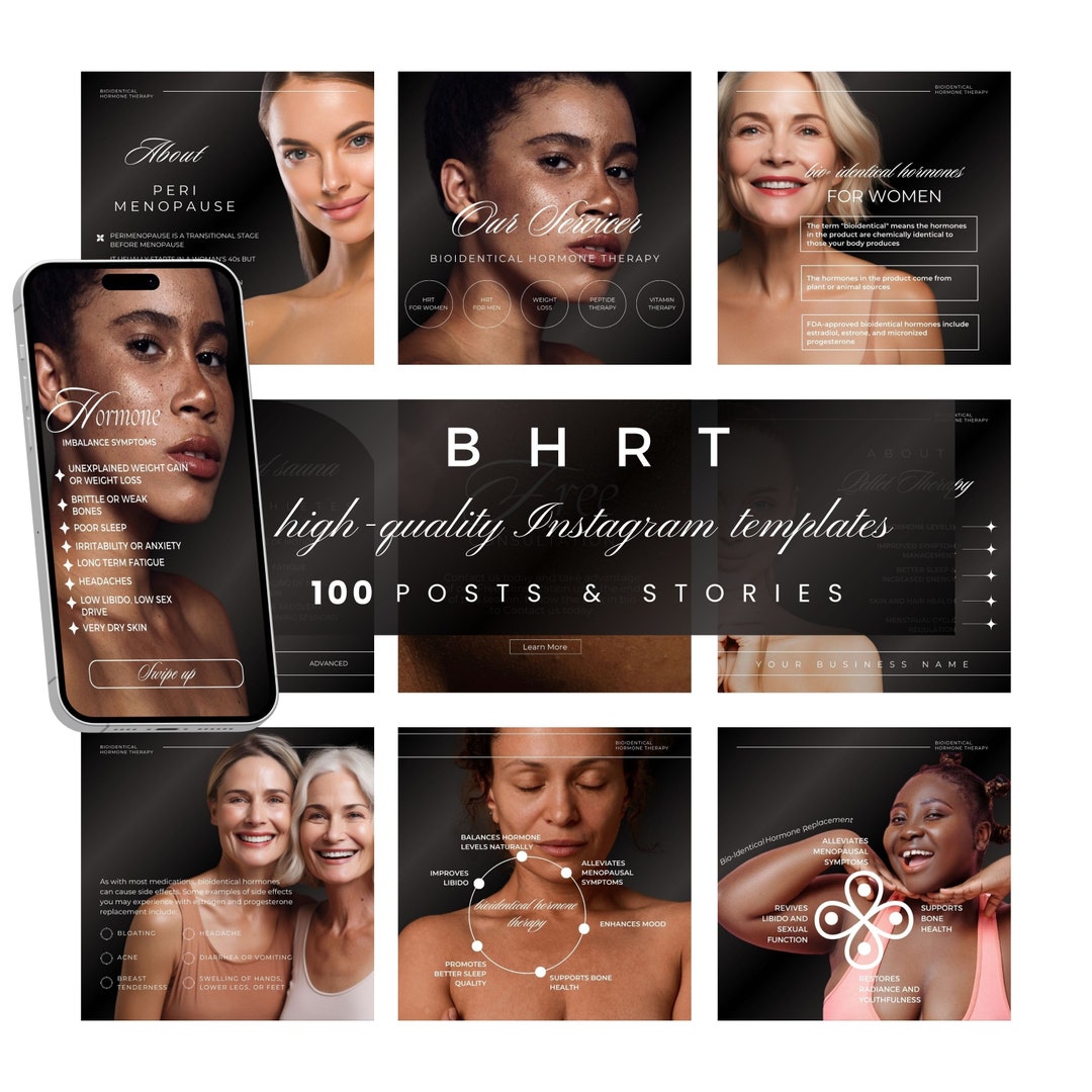 Bioidentical Hormone Replacement Therapy, BHRT, Hormone Template ...