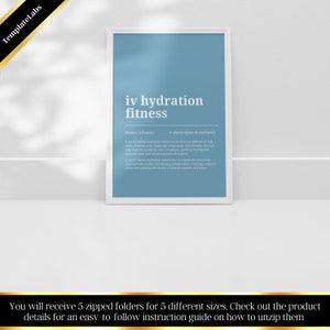 IV Therapy Poster, IV Hydration Poster, IV Infusion, Iv Drip Therapy ...