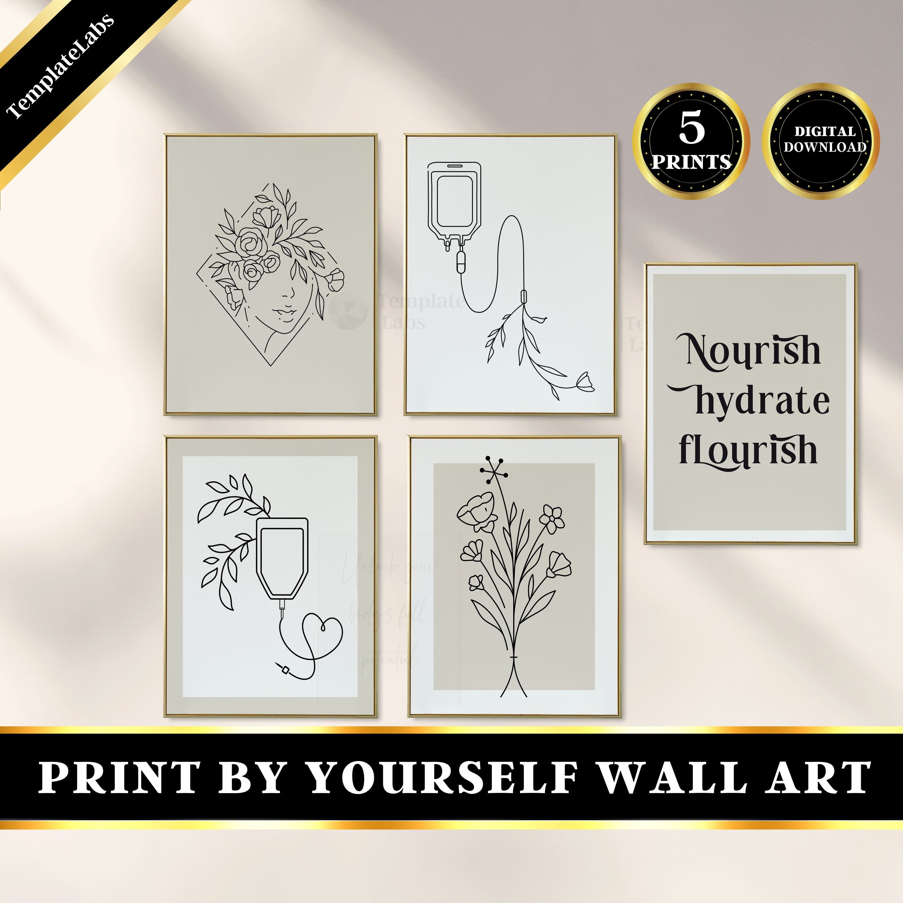 IV Hydration Art, IV Infusion Poster, IV Therapy Poster, Iv Drip Bag ...