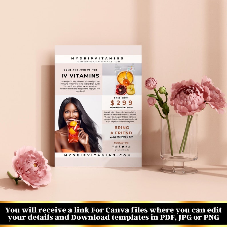 IV Hydration Template, IV Therapy Pop up Shop, Iv Drip, Brand Awareness ...