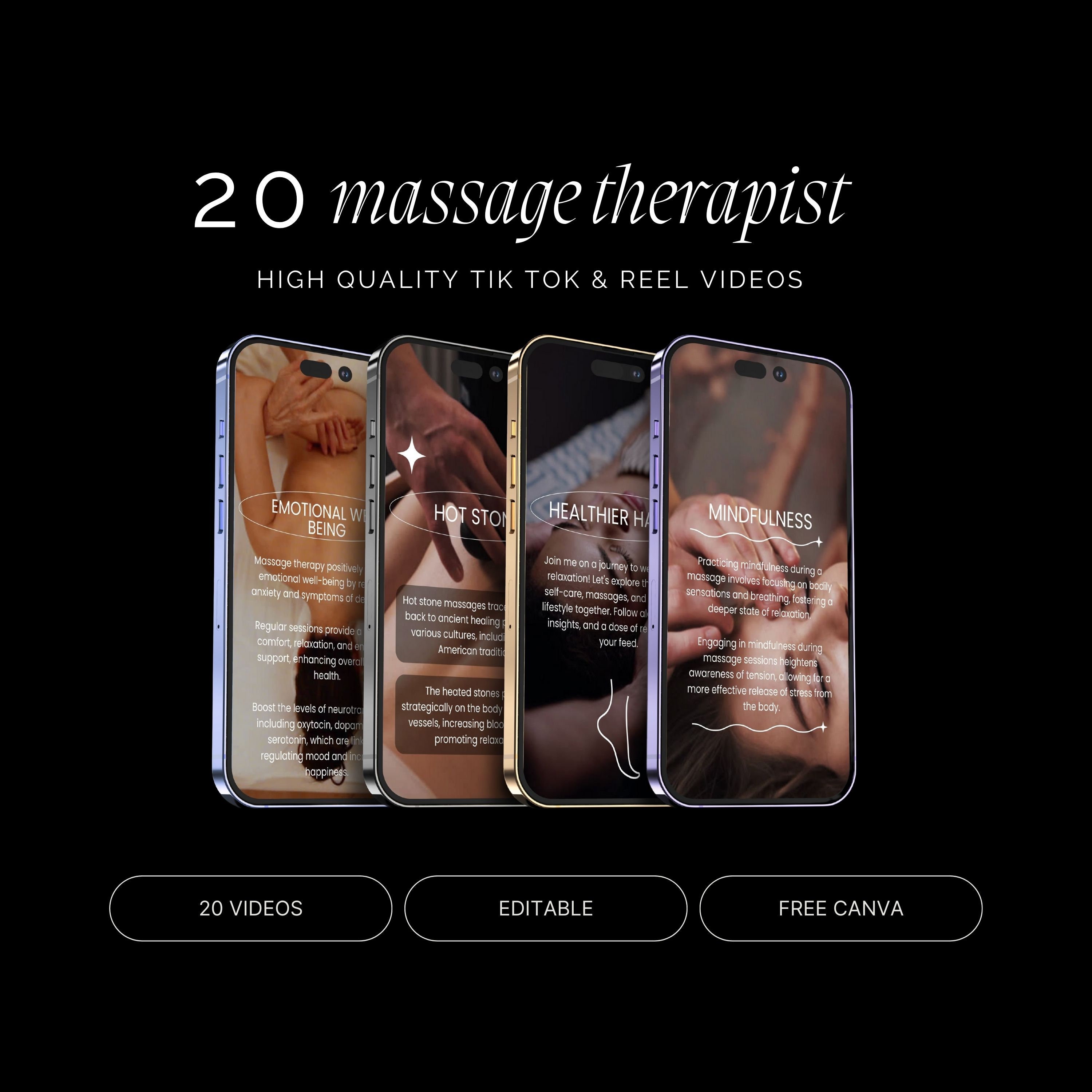 Massage Videos, Massage Instagram, Wellness Marketing, Massagetherapie ...