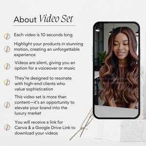 Wig Videos, Wig Reel Templates Instagram, Wig Business Templates, Hair ...