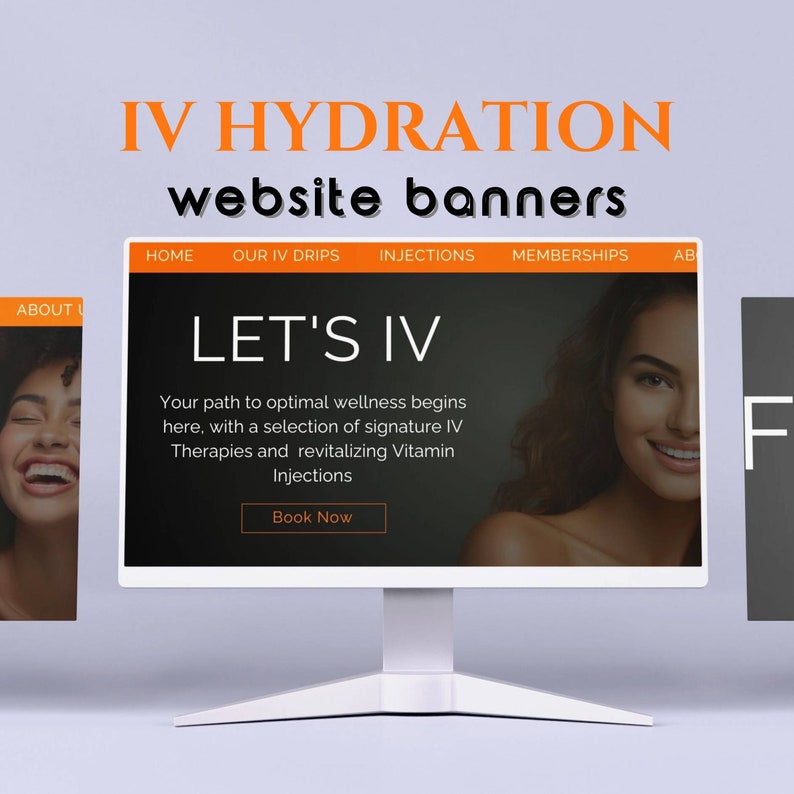 IV Hydration Template, IV Therapy Website, Shopify Banner Template ...